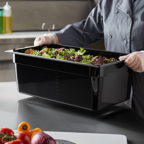 Snapklik.com : Full Size 8 Deep Polycarbonate Food Pan Black Color ...