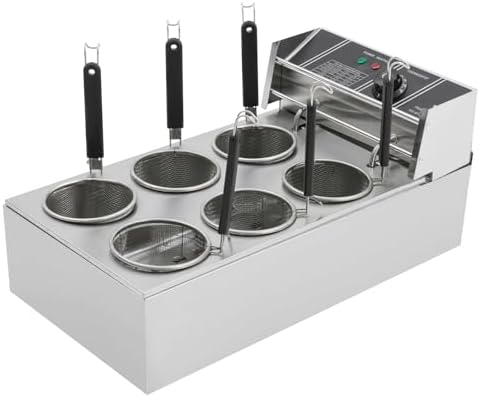 Nudelkocher Professional Elektrischer Pasta Kocher 6 Körbe 2000W ...