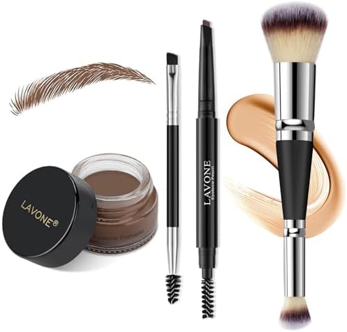 Amazon.com : LAVONE Eyebrow Pencil Makeup Kit for Eyebrow Makeup, Make ...