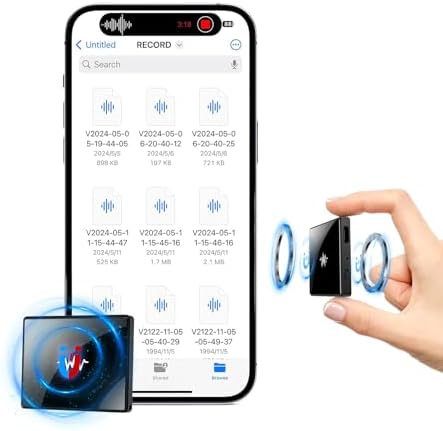 Amazon.com: Worlds Smallest Micro Voice Recorder with 90 Hours of ...