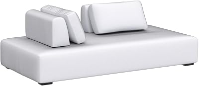 Amazon.com: Acanva Modern Minimalist Sofa with Extra Deep Seats for ...