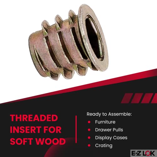 Snapklik.com : E-Z LOK - 908125-13 E-Z Lok Threaded Insert, Zinc, Hex ...