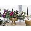 Amazon.com: Accent Decor Distressed Gold Metal Compote Bowl | Gold ...