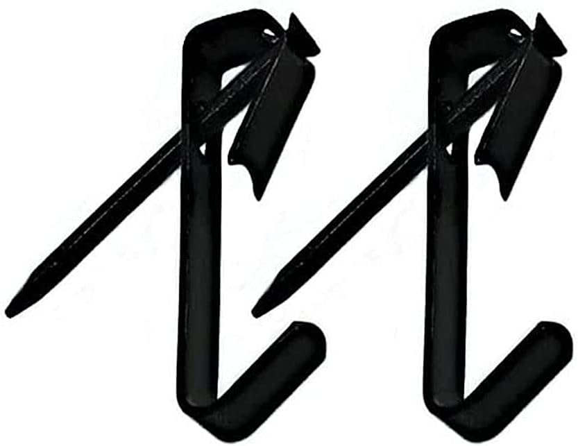 IDEALSV 100 Pack Picture Hanging Hooks with Nails Kits Black Photo ...