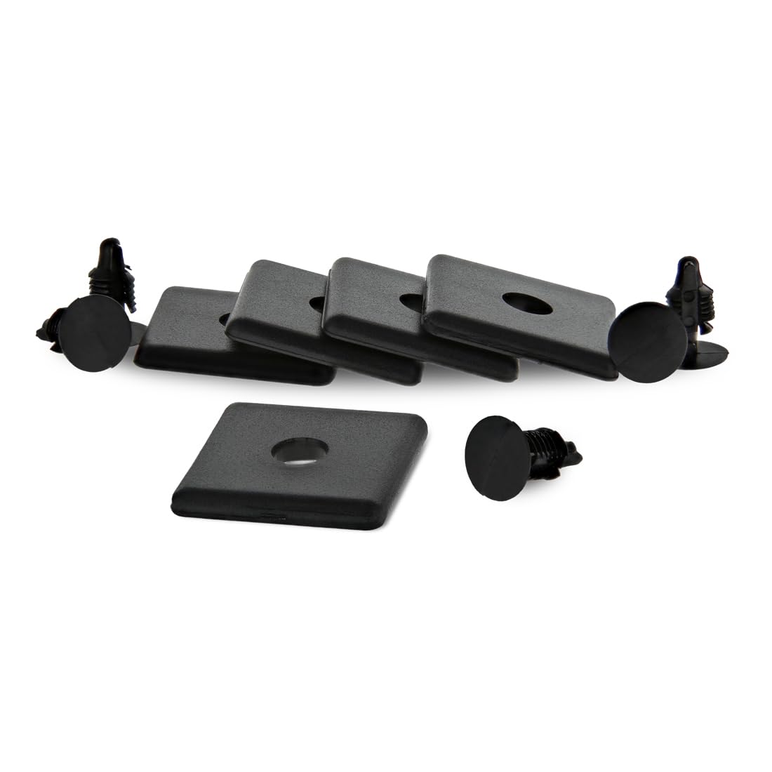 8020, 2015, 10 Series, 1" x 1" Plastic Square End Caps with Push in ...