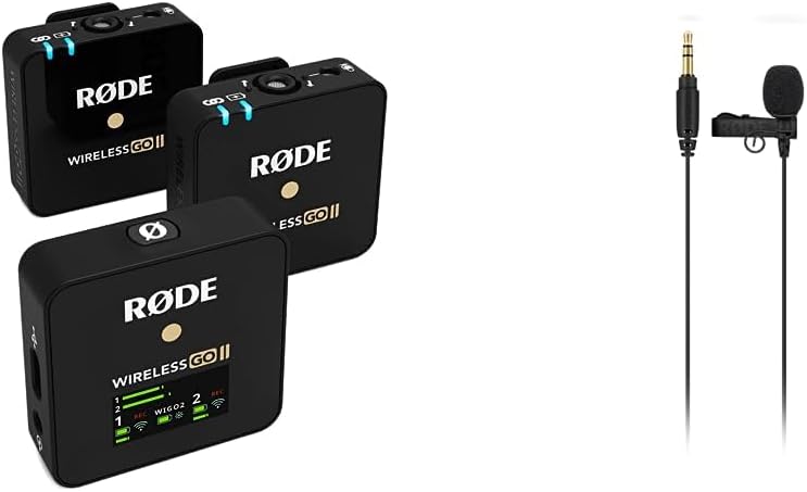 RØDE Wireless GO II Ultra-compact Dual-channel Wireless Microphone ...