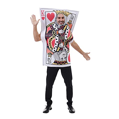 Snailify King and Queen Card Costume Poker Cards King Costume – BigaMart