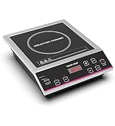 Amazon.com: Lecon Chef Induction Cooktop 1800W Induction Burner Cooker ...