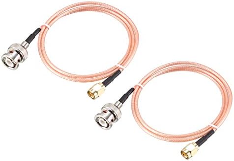 Amazon.com: uxcell RG316 Coaxial Cable with BNC Male to SMA Male Connectors 50 Ohm 6 ft ...