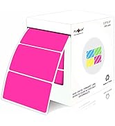 Amazon.com : PARLAIM 3 X 5 Inch Adhesive Rectangular Color Coding ...