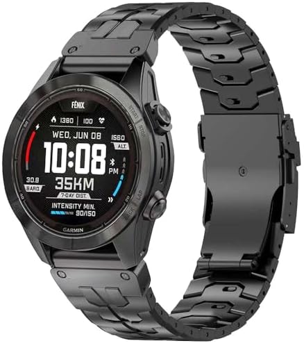 Synsing No Tool Needed 22mm Titanium Band Compatible for Tactix 8 47mm ...