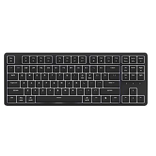 Amazon.com: IROK FE87/104 Pro Teclado inalámbrico para juegos ...