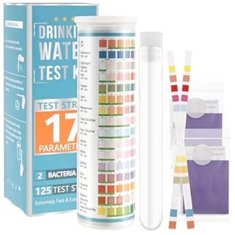17 in 1 Drinking Water Testing Kits with Tube 125 Strip Accurate ...
