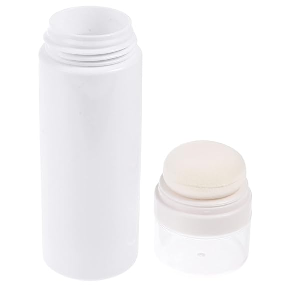 Amazon.com: FOMIYES Loose Powder Containers Baby Powder Powder Puff Box ...