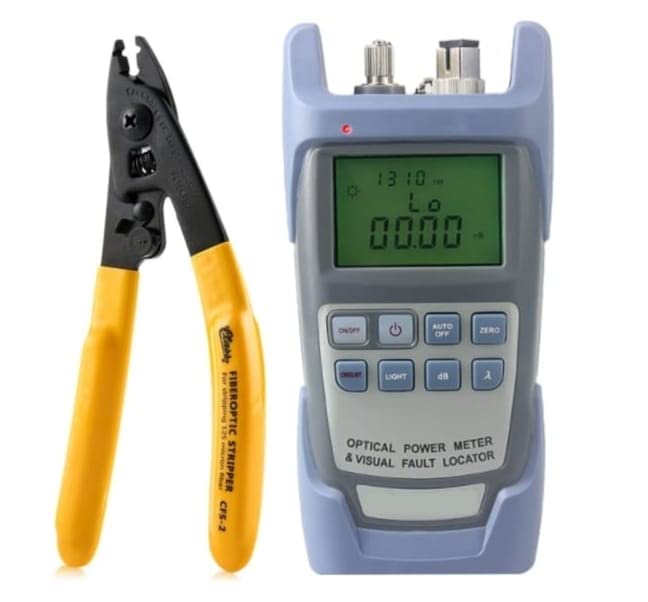 WPT Optical Fiber Power Meter with Visual Fault Locator 10MW Tester ...