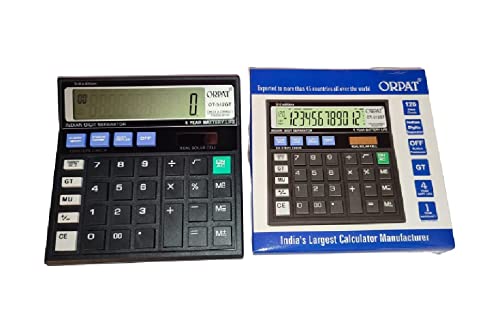 Calculator Orpat OT-512 GT Calculator (Black) : Amazon.in: Office Products