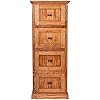Amazon.com: Forest Designs Mission Four Drawer File, 22" W x 56" H x 21 ...