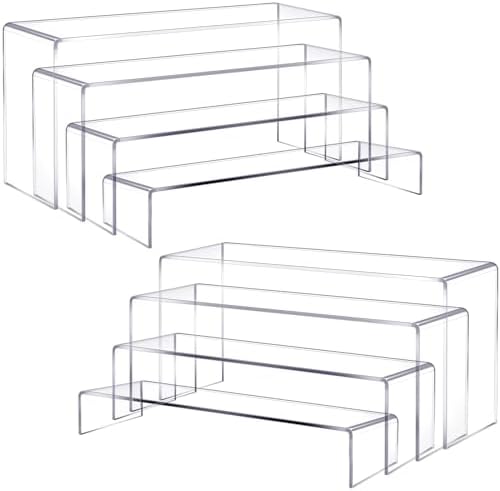 Amazon.com: OLACHIKKO Acrylic Riser, 2 set clear Acrylic Display Risers ...