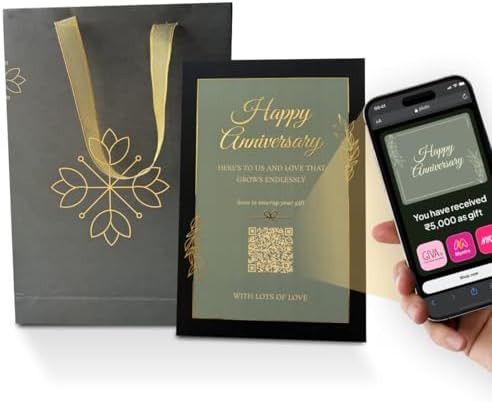 Hubble Gifts Wedding Gift Card with Digital Gift Voucher for Couple ...