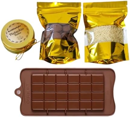 Amazon.com : Lovetta Chocolate Viral Dubai Stuffed Chocolate Bar Kit – DIY Chocolate Making Set ...