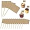 Aster 100Pcs Food Flags, Food Labels for Buffet, Blank Toothpick Flag ...