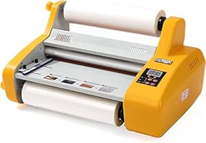 Amazon.co.jp: Hubiuyo Laminating Machine 18 Inch Hot and Cold Roll ...