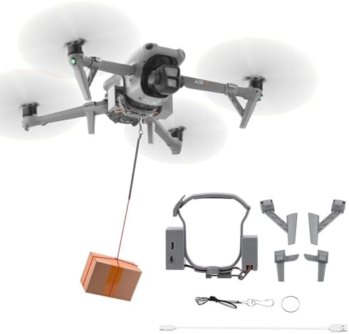 Amazon.com: Coyktonty Air Drop Device+Landing Gear for DJI AIR 3/AIR 3S ...