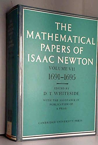 Amazon.com: The Mathematical Papers of Isaac Newton: Volume 7, 1691 ...