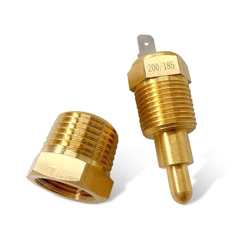yvshy Pack of 1 Electric Engine Cooling Sensor Switch, Fan Temperature ...