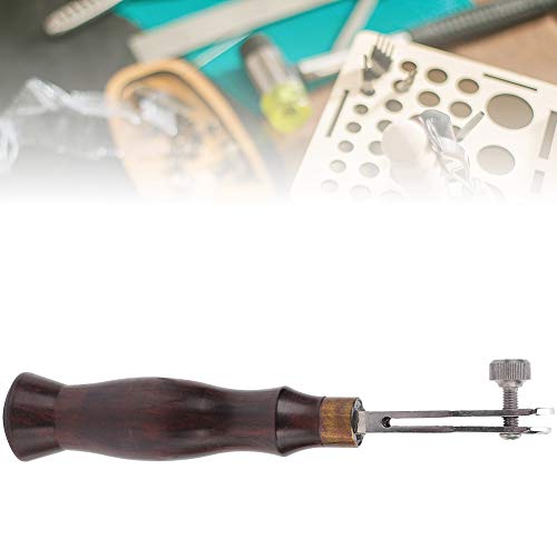 Edge Creaser, Ebony Handle Adjustable Stainless Steel Edge Creaser ...