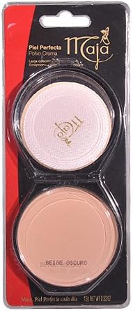 Amazon.com : Maja Compact Powder Piel Perfecta Dark Beige 0.53oz ...
