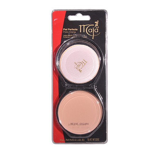 Amazon.com : Maja Compact Powder Piel Perfecta Dark Beige 0.53oz ...