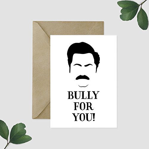 Amazon.com: Parks and Rec Ron Swanson Congratulations Card : Handmade ...