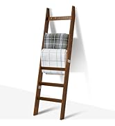 Amazon.com: TEAKMAMA 6-Tier Blanket Ladder for Living Room and Bedroom ...