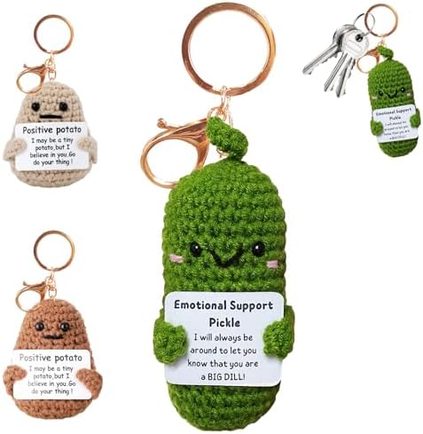 YOUYIKE Emotional Support Cucumber Hug, 12cm Mini Pocket Hug Pickle ...