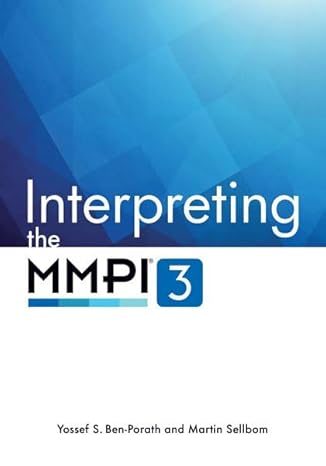 Amazon.com: Interpreting the MMPI-3: 9781517912482: Ben-Porath, Yossef ...