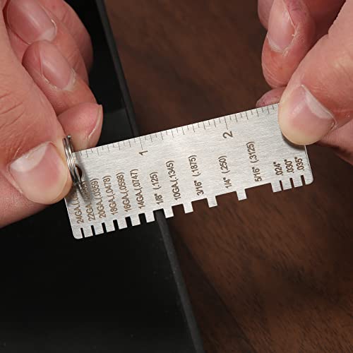 Snapklik.com : Portable Metal Sheet Thickness Gauge- Stainless Steel ...