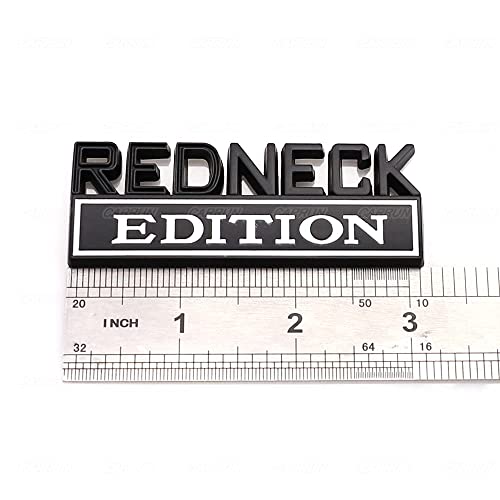 Snapklik.com : 2 Pcs Redneck Edition Emblem Car Side Rear Front Hood ...