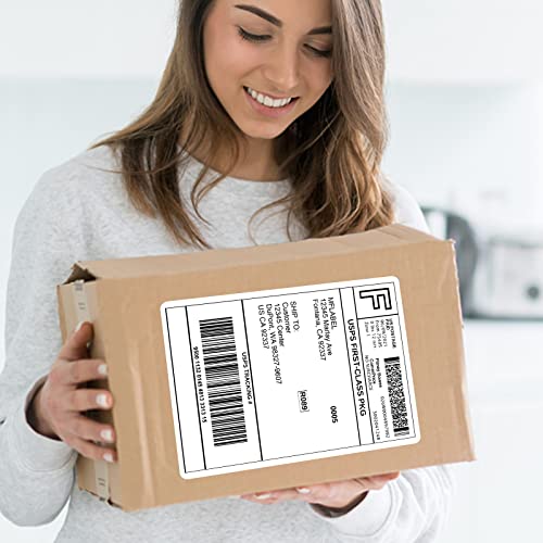 Snapklik.com : MFLABEL Full Sheet Sticker Labels, Address Labels, White ...