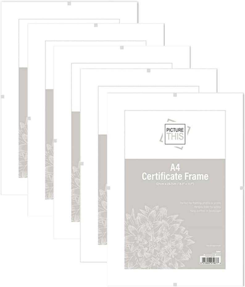 Clip Frame Frameless Styrene Front Photo Frame Certificate Frame Wall ...