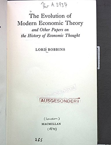 Buy Evolution of Modern Economic Theory Book Online at Low Prices in ...