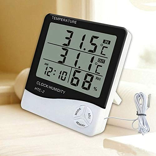 Ace-Innovations Digital Thermometer Hygrometer Electronic LCD ...