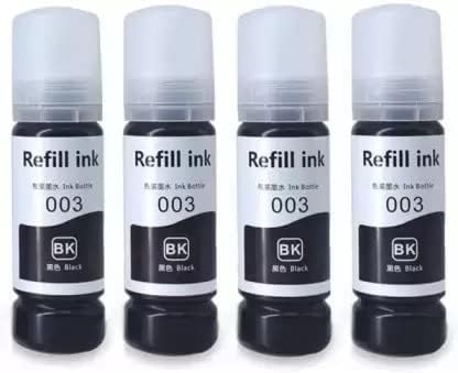 003ink Compatible Refill Black Ink for Epson L3110, L3150, L3250, L3252 ...