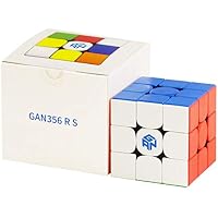 Amazon.com: CuberSpeed Gan 356 RS 3x3 stickerelss Magic Cube GAN 356 R ...