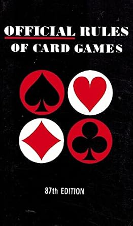 Official Rules of Card Games 87th Edition: The United States Playing ...