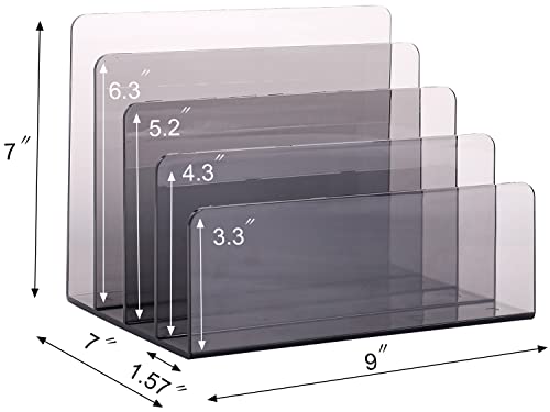 Snapklik.com : File Organizer,4 Compartment File Folder Organizer ...
