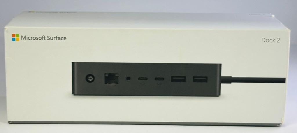 Microsoft Surface Dock 2 mobile device dock station Tablet Black, 2 X ...