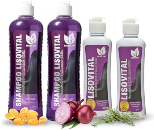 Amazon.com : Natural sant - Liso Vital duo kit - Shampoo & Leave-In ...