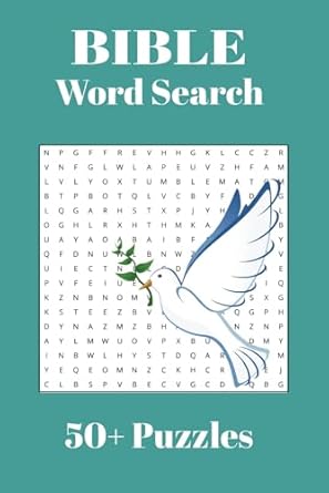 Bible Word Search Puzzle Book: Word Searches with Easy to Read Print ...