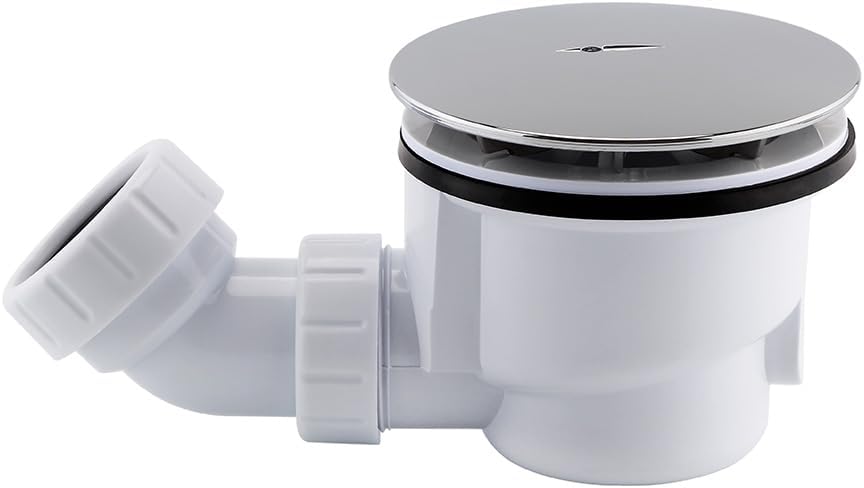 MX Group WAA 90mm High Flow Shower Tray Waste, Chrome : Amazon.co.uk ...